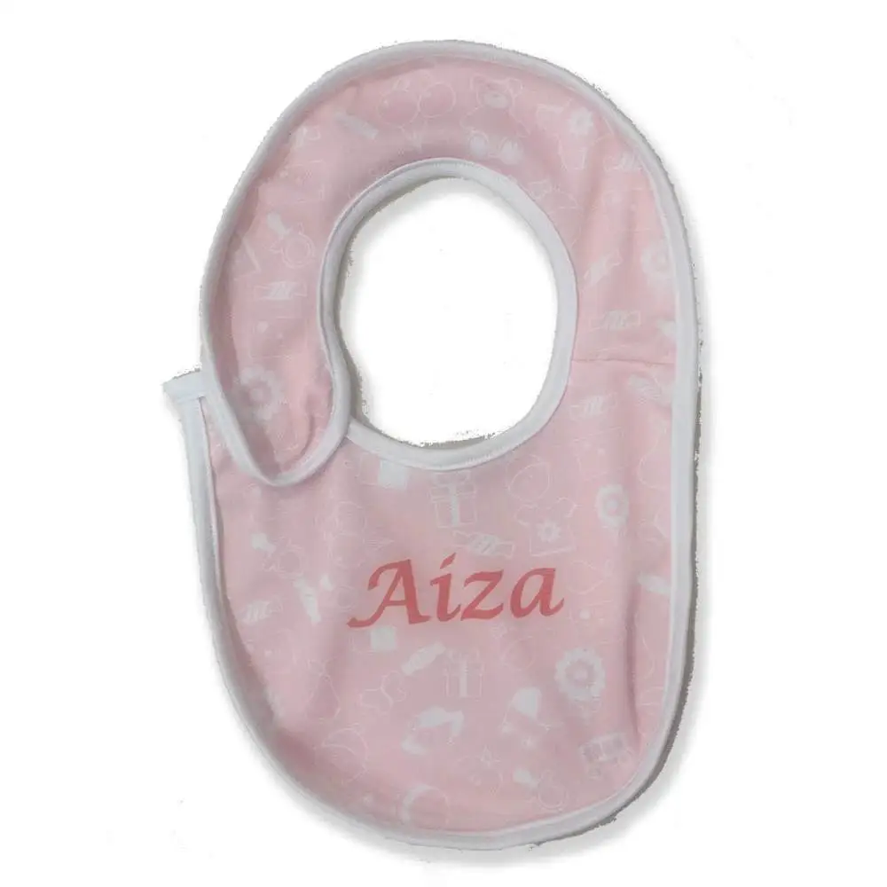Personalized Bib with Name for Baby Girl