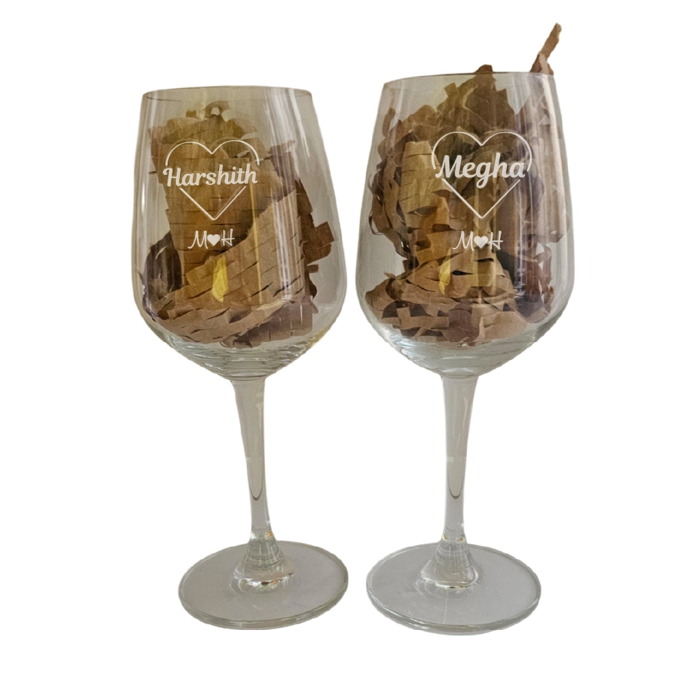 Order Personalized Wine Glass online | Custom Engraved Gift for Couples ...